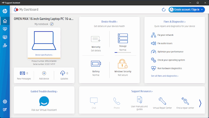 HP OMEN Max 16 Gaming Laptop: The HP Software Experience | HotHardware