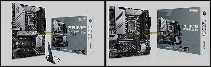 Renders Showcase ASUS Prime Z690 For Alder Lake With DDR5 And DDR4 RAM ...