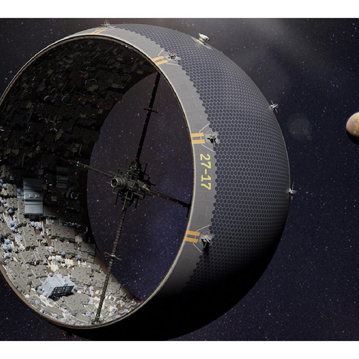 Asteroids On Space Stations Based