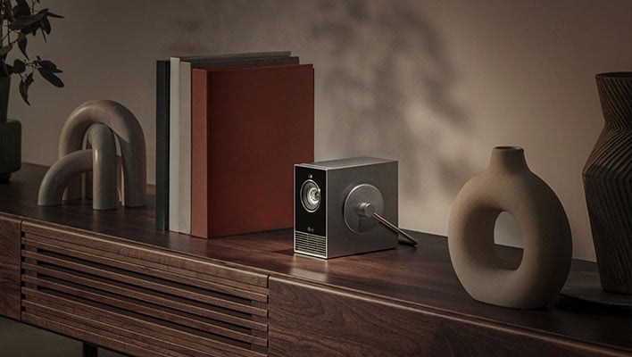 LG’s CineBeam Qube Is A 4K Smart Projector With A Super Cool Design ...