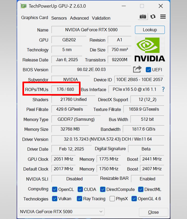 NVIDIA To Make Good On Rare GeForce RTX 50 GPU Defect With Missing ROPs ...