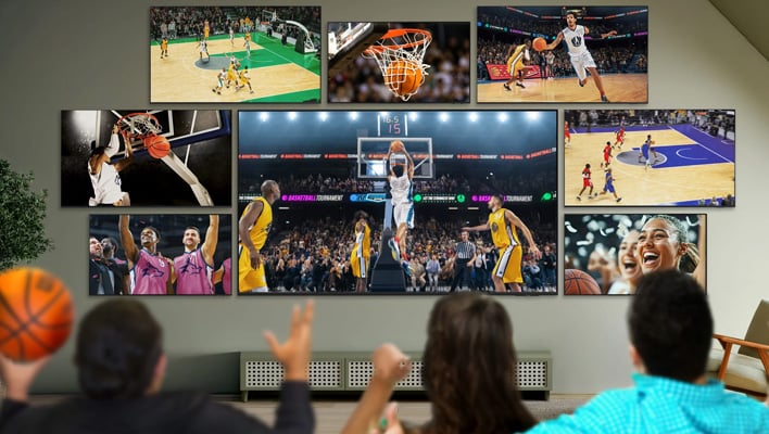 Samsung Shoots Its Shot With A Wild 8-TV Bundle For Basketball Diehards ...