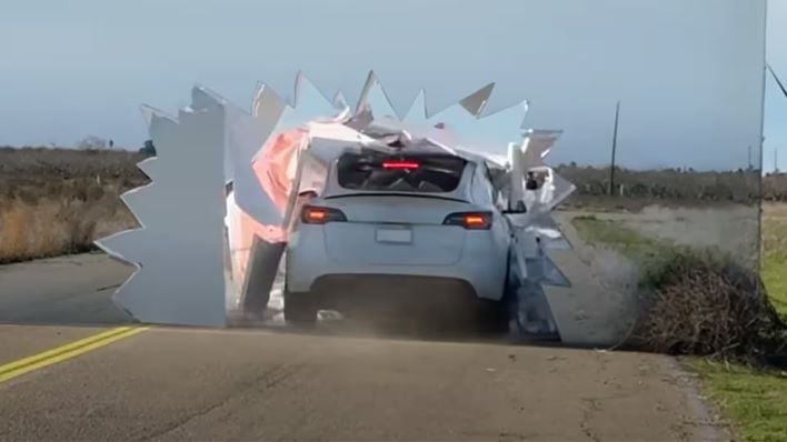 Beep-Beep! Watch Tesla's Autopilot Crash Into A Painted Wall In Wile E ...