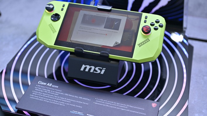 MSI Claw A8 Handheld Goes Ryzen For The First Time, Rocks 24GB Of RAM ...