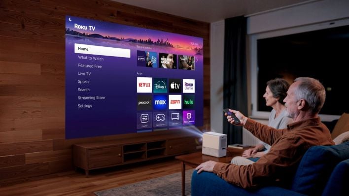 Roku Launches Its First Smart TV Projector, The DR1 Cube With Roku OS ...