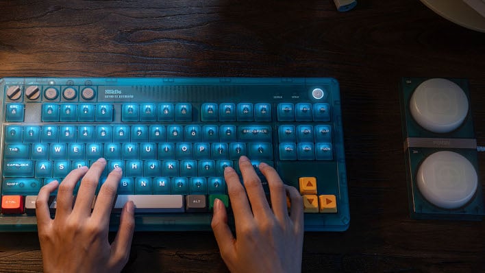 8BitDo's Slick New Translucent Keyboard And Controller Pay Homage To ...